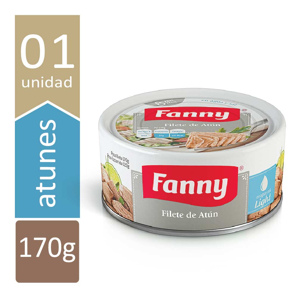 Filete de Atún Light en Agua Lata 170 g